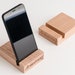 Personalized Wooden Phone Stand - Desk Accessory - Engraved Phone ...