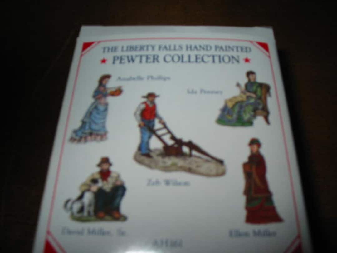 Liberty Falls Pewter Collection 5 Miniature Accessory Pieces NIB - Etsy