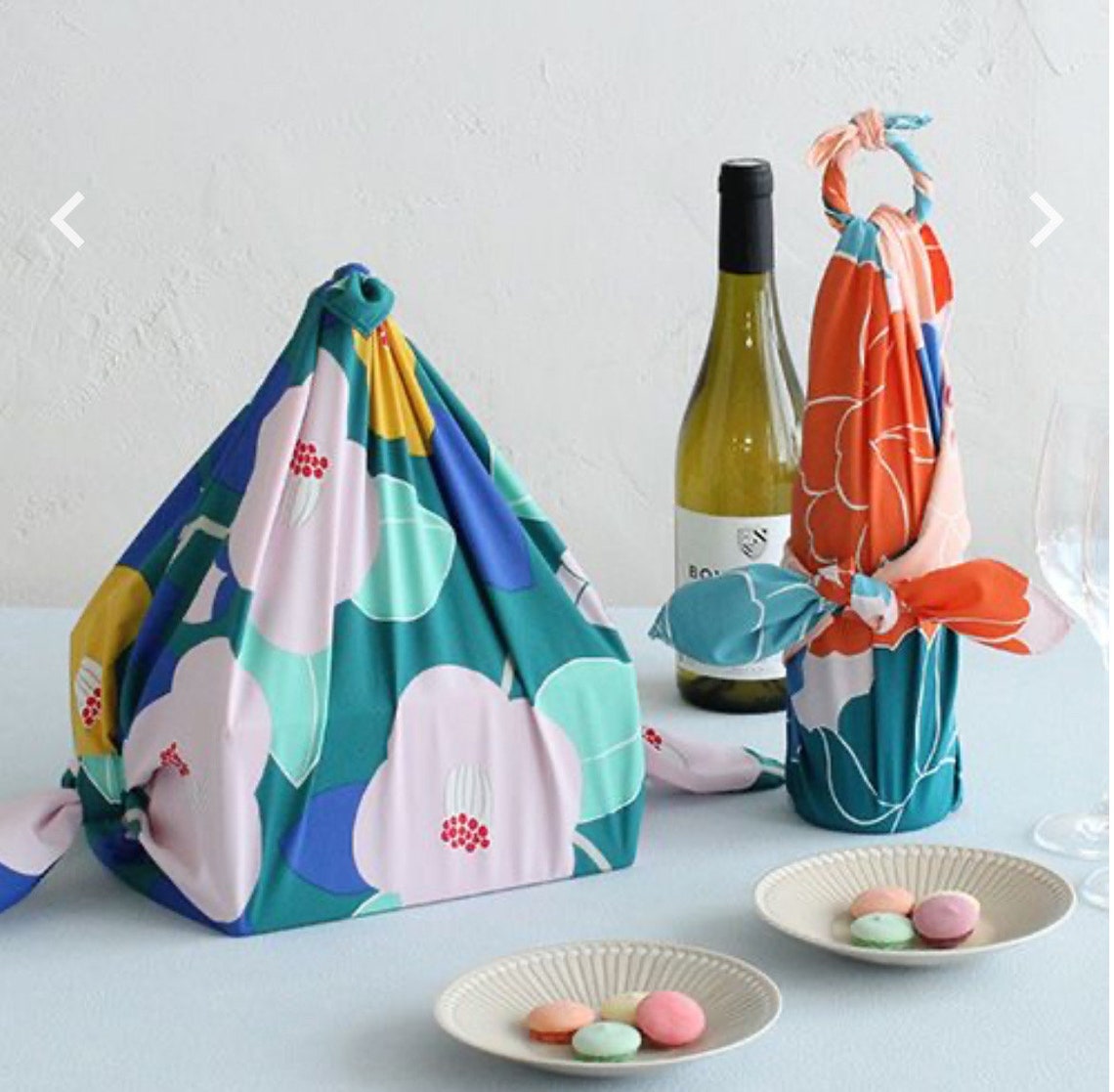 Furoshiki Aquadrop 70 Peony Blue /furoshiki Bag/water-repellent Fabric ...
