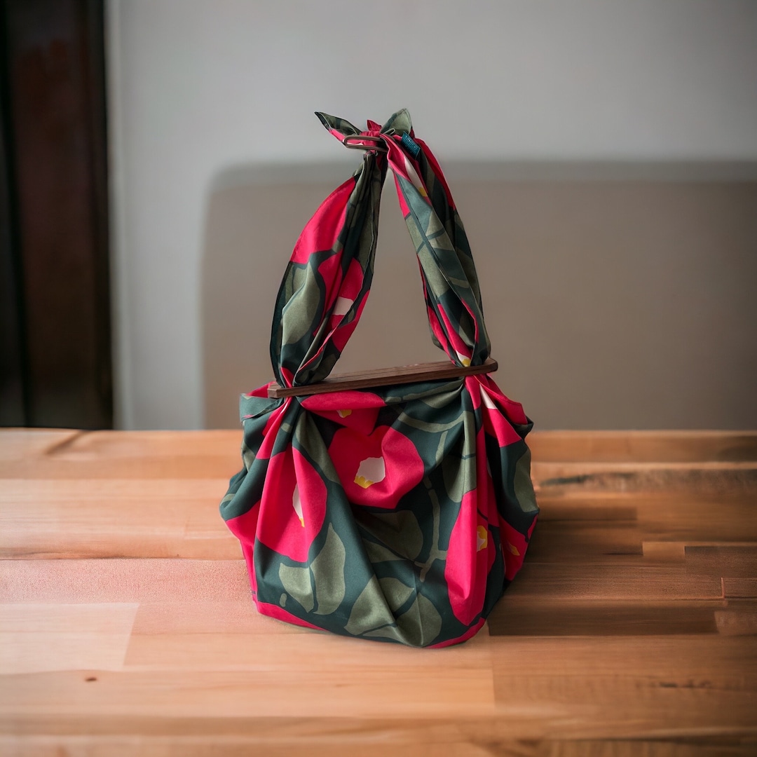 Furoshiki Black Walnut Wood Handle / Furoshiki Accessories / Furoshiki ...