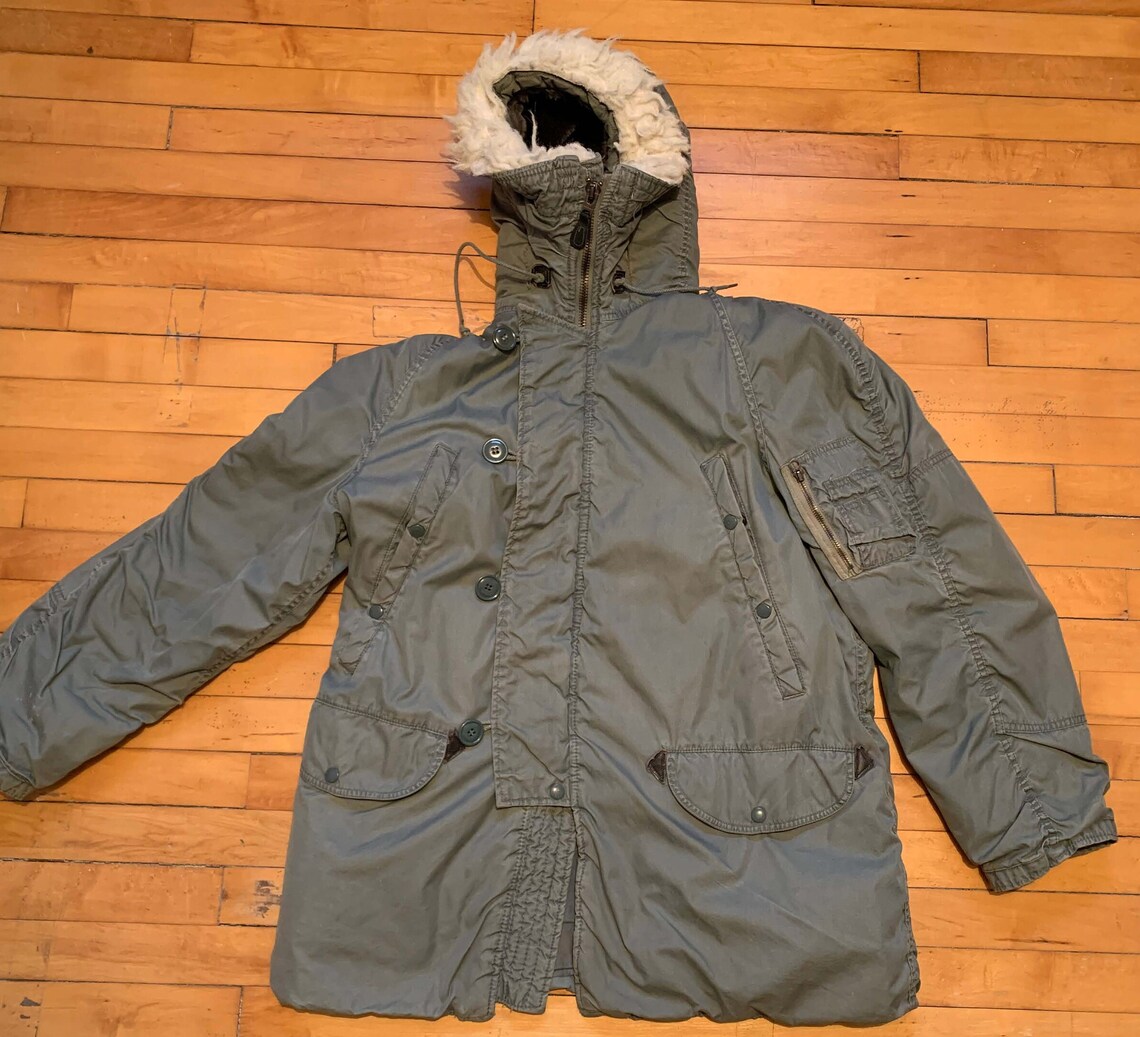 Vintage Military Parka N-3B Size Medium - Etsy