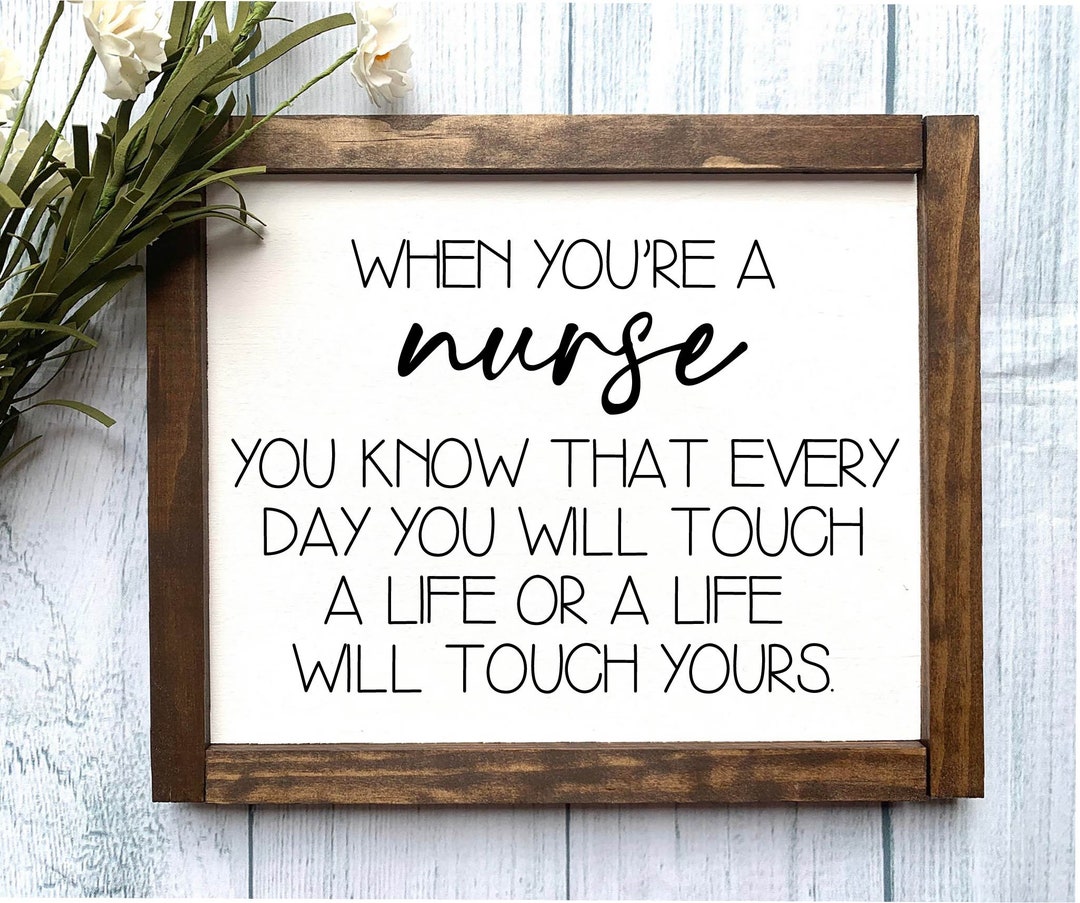 Nurse Wooden Sign, Nurse Gift, I'm A Nurse, Nursing Gift, Nursing Sign ...