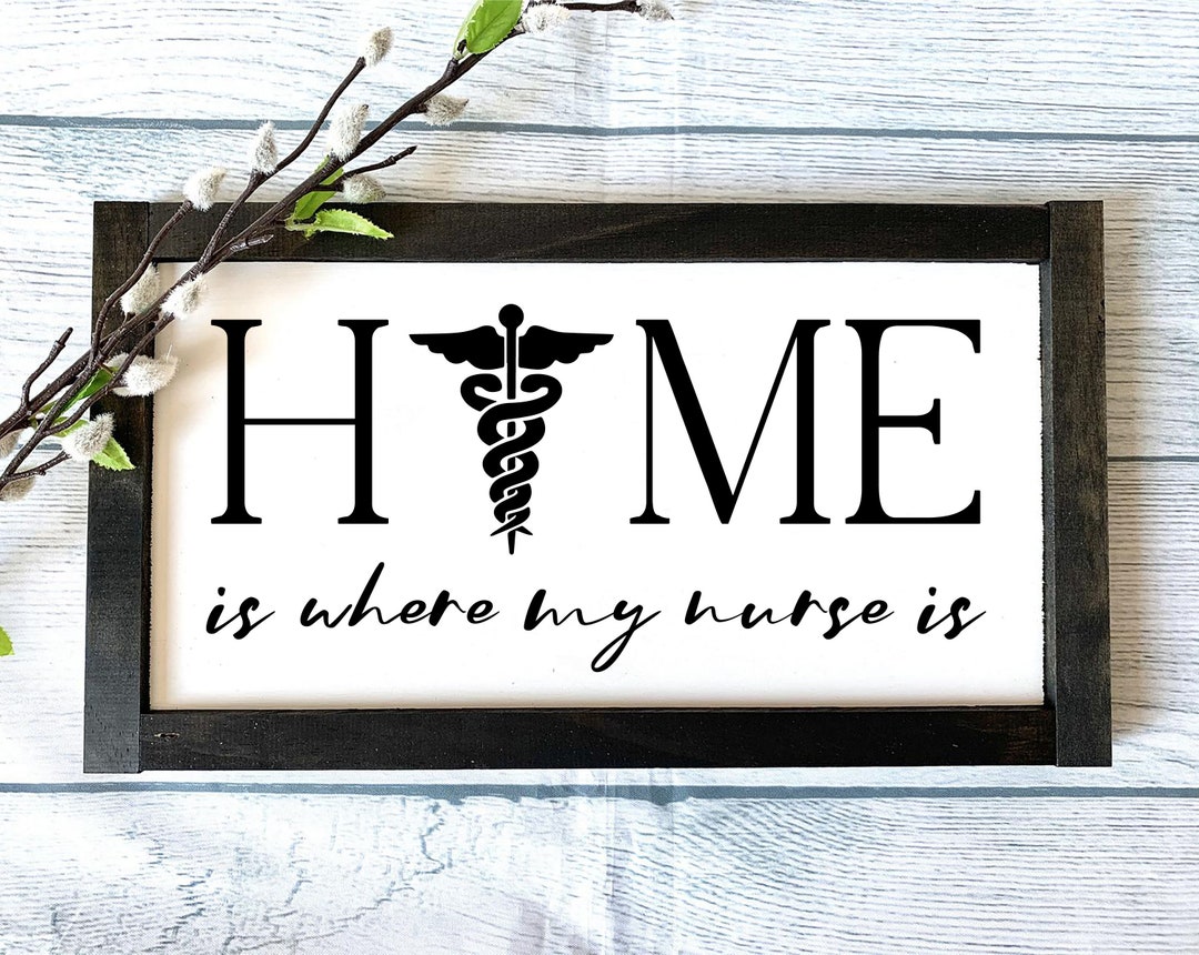 Nurse Family Wooden Sign, Nurse Gift, I'm A Nurse, Nursing Gift ...
