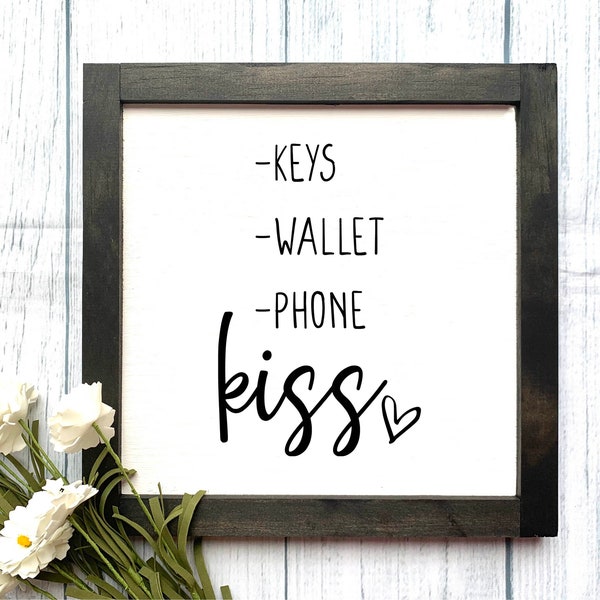 Keys Phone Wallet Sign - Etsy