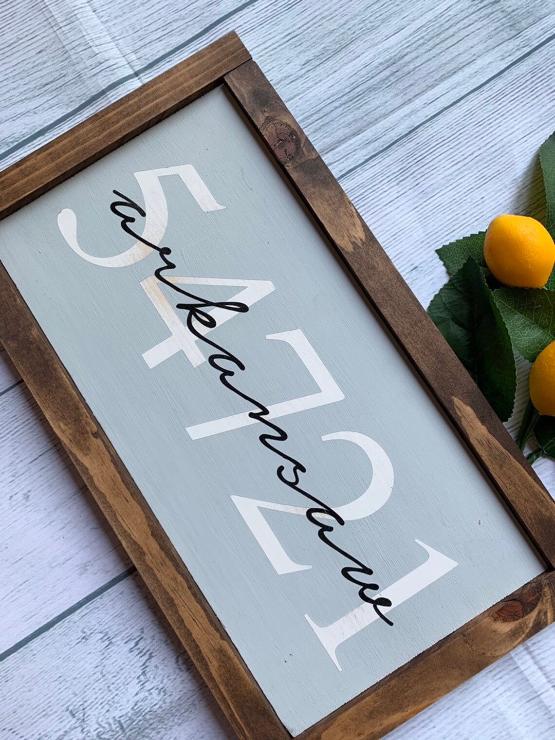 Custom Home Town Sign Wooden Sign Home Decor Zip Code Sign | Etsy