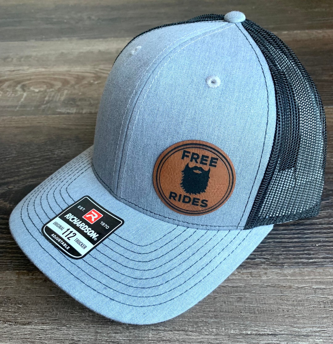 Free Rides-beard Hat, Richardson 112 Trucker Hat, Beard Hat, Gift for ...