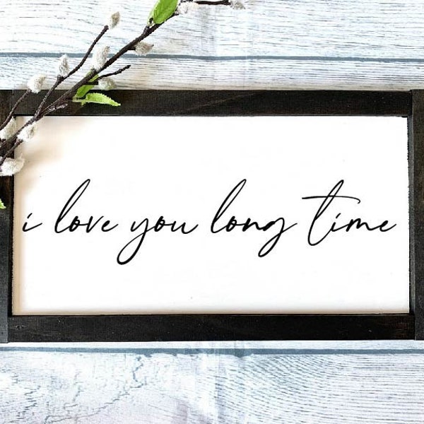 Wooden Love Sign - Etsy