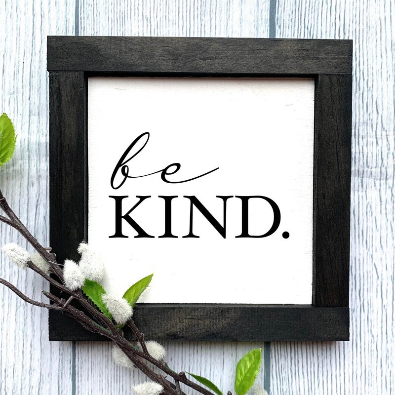Kindness Sign - Etsy