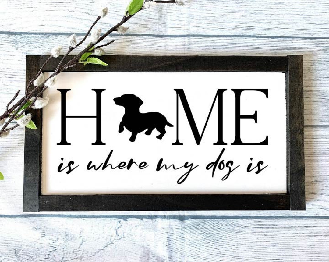 Weiner Dog Wooden Sign, Dog Lover Decor, Dog Sign, Home Decor, Gift ...