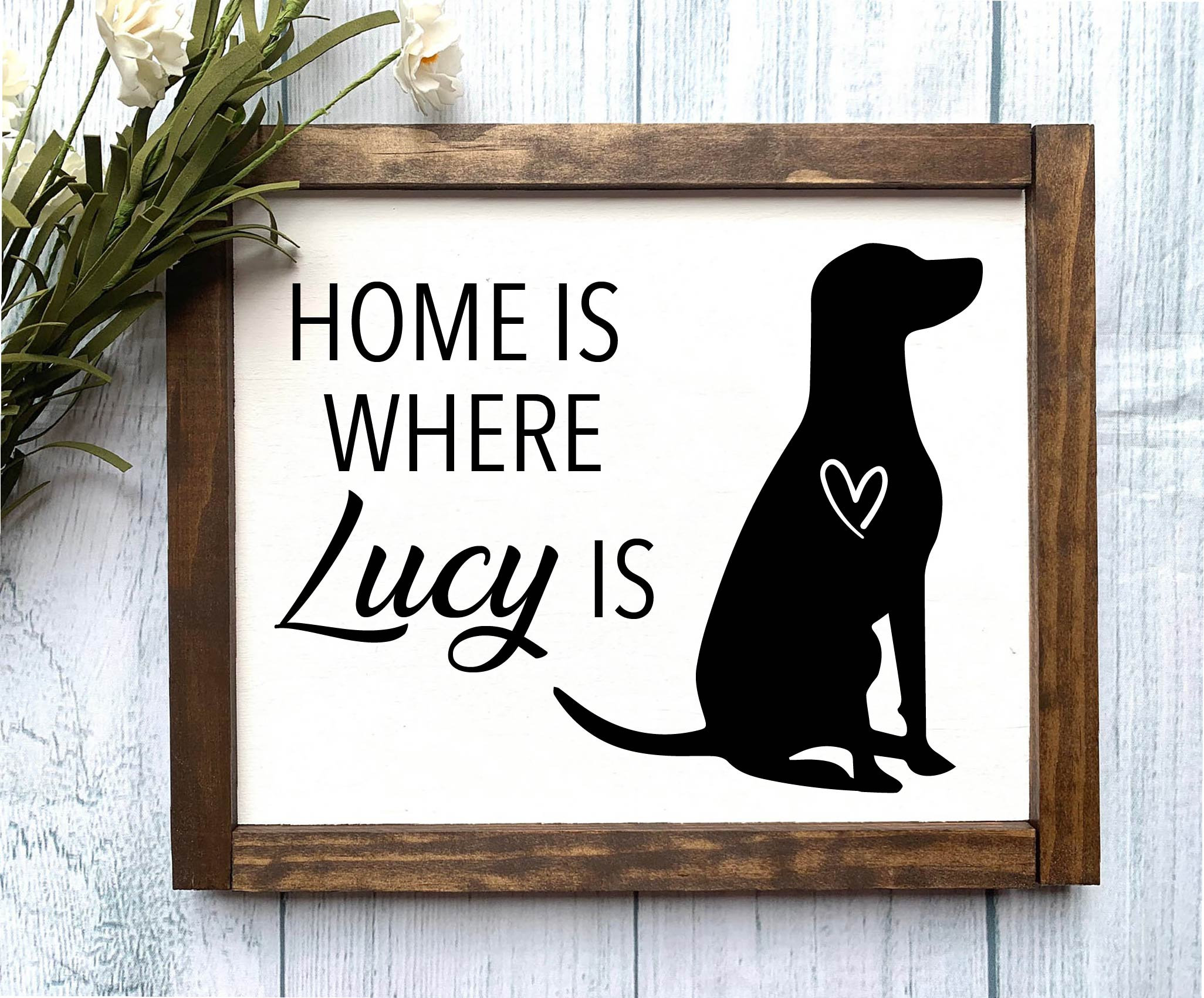 Hound Dog Wooden Sign, Dog Lover Decor, Dog Sign, Home Decor, Gift ...
