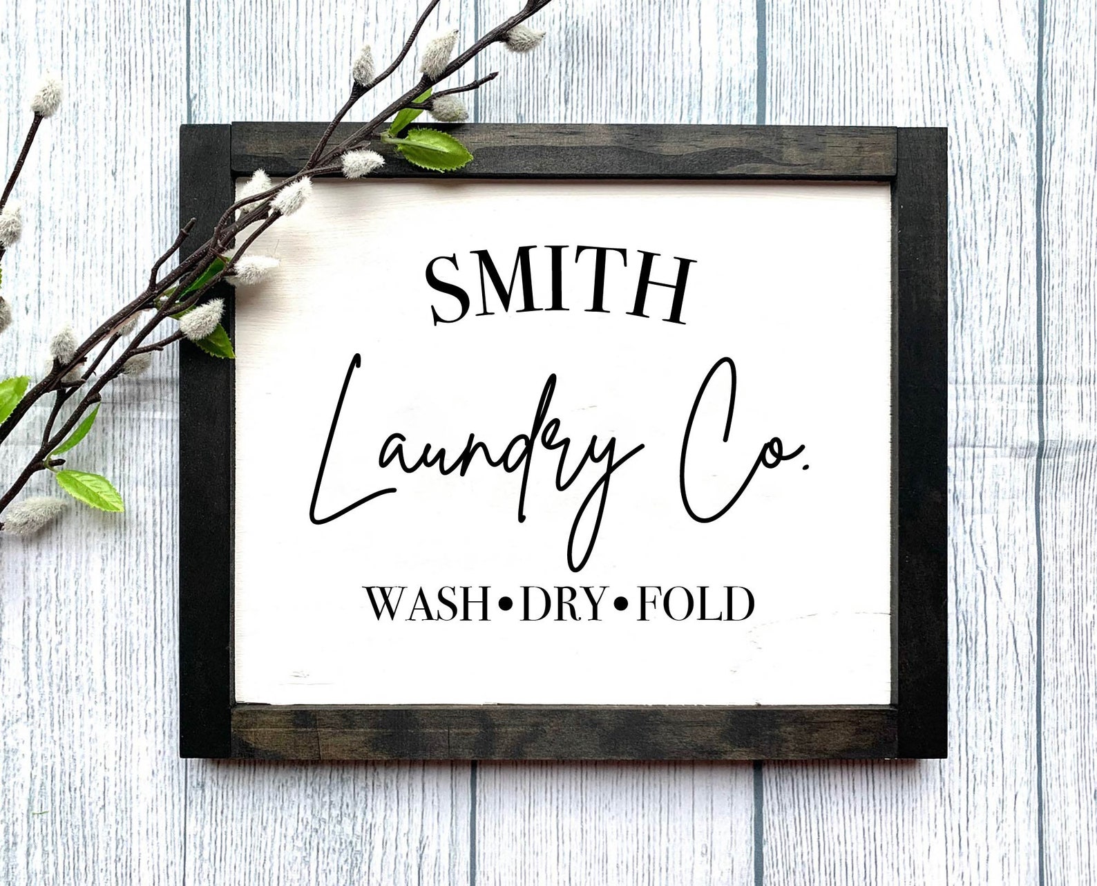 Laundry Farmhouse Wooden Sign Laundry Room Decor Laundry - Etsy
