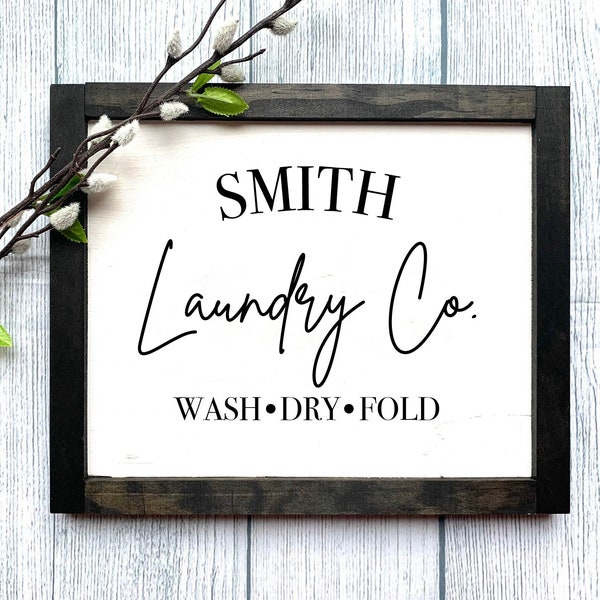 Laundry Sign - Etsy