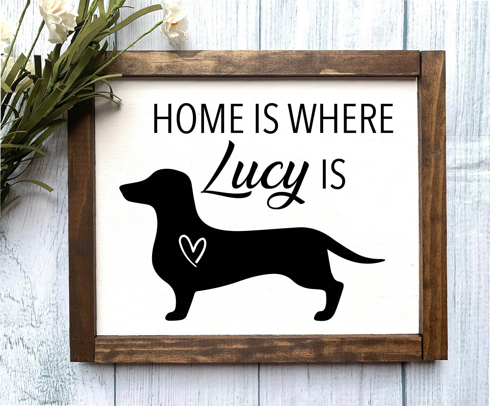 Weiner Dog Wooden Sign Dog Lover Decor Dog Sign Home Decor - Etsy