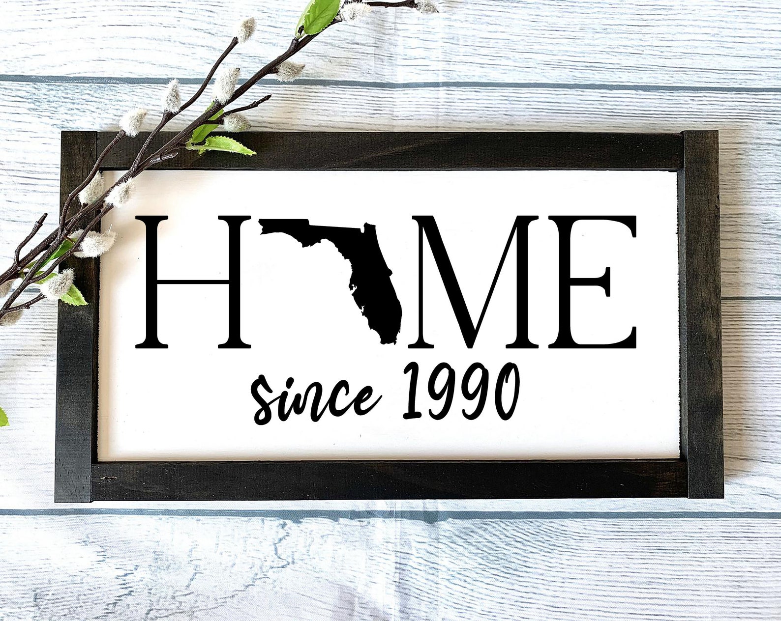 Home Sweet Home, State Sign, State Established Home Sign, Housewarming ...