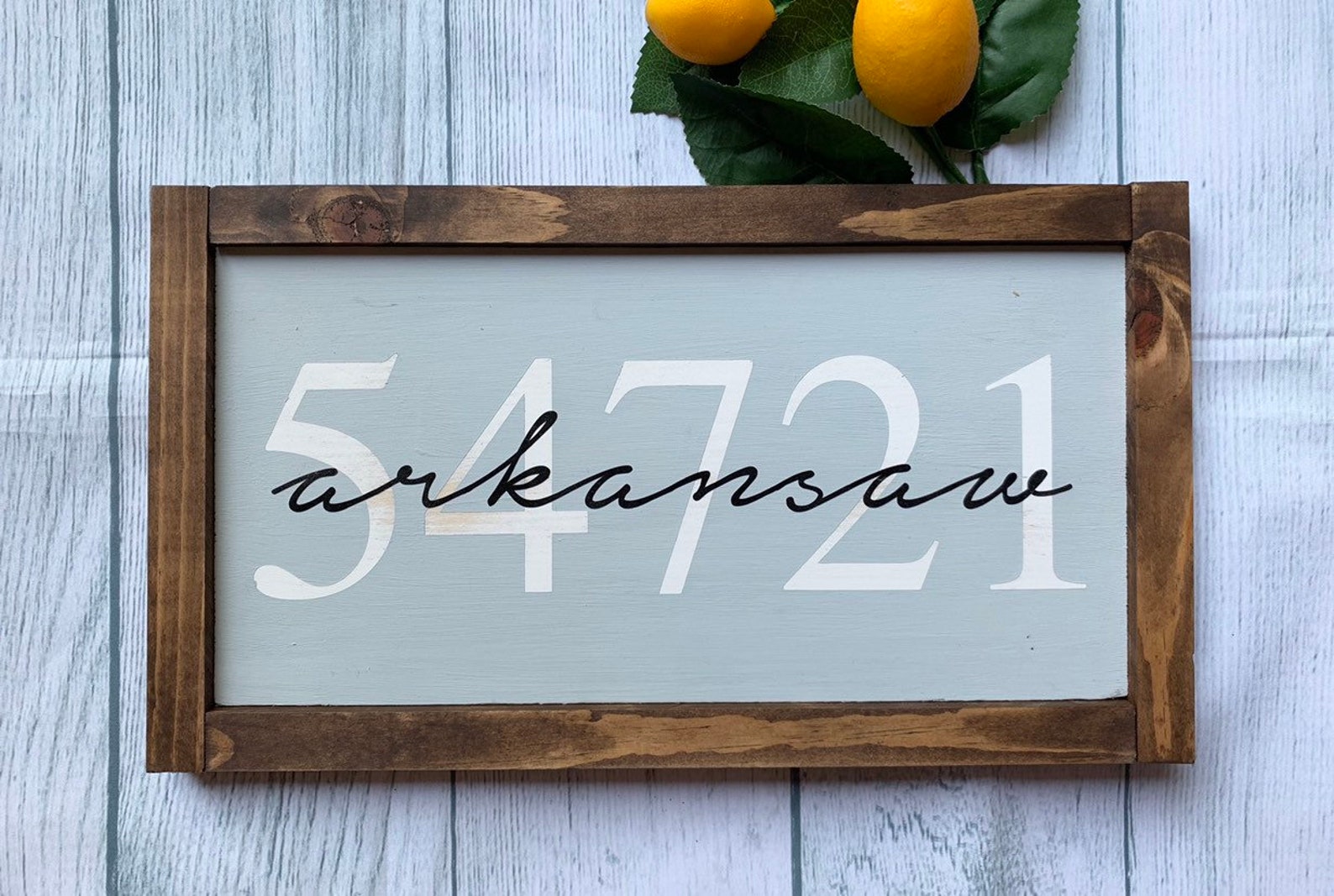 Custom Home Town Sign, Wooden Sign, Home Decor, Zip Code Sign ...