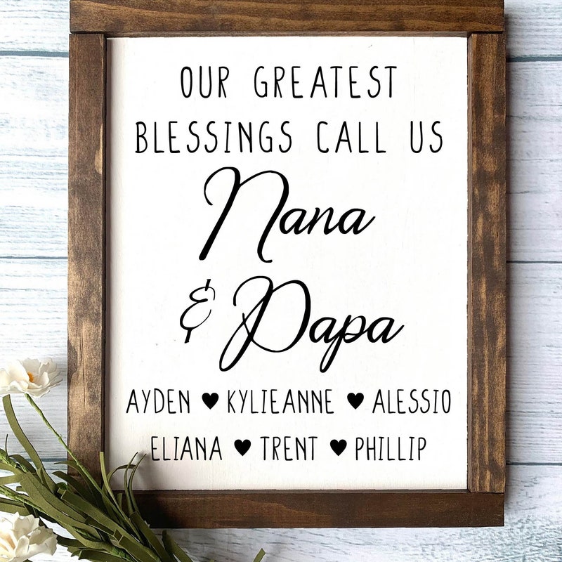 Nana Signs - Etsy