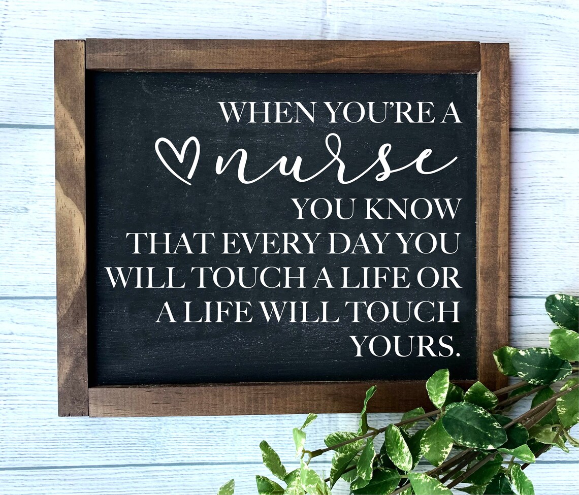 Nurse Wooden Sign, Nurse Gift, I'm A Nurse, Nursing Gift, Nursing Sign ...