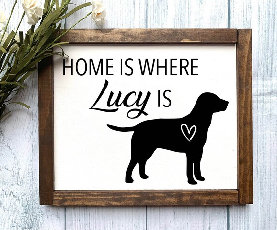 Lab Dog Wooden Sign Dog Lover Decor Dog Sign Home Decor | Etsy