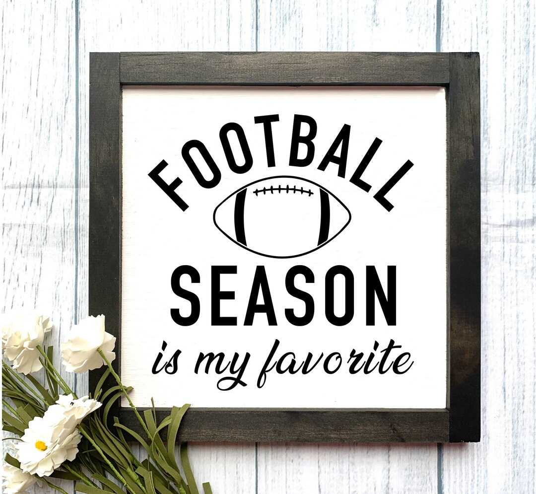 Football Wooden Sign, Football Sign, Wooden Sign, Football Decor, Home ...