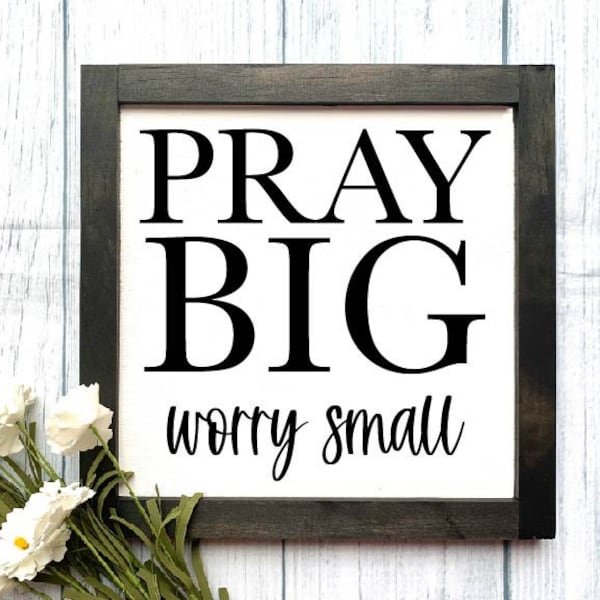 Pray Sign - Etsy