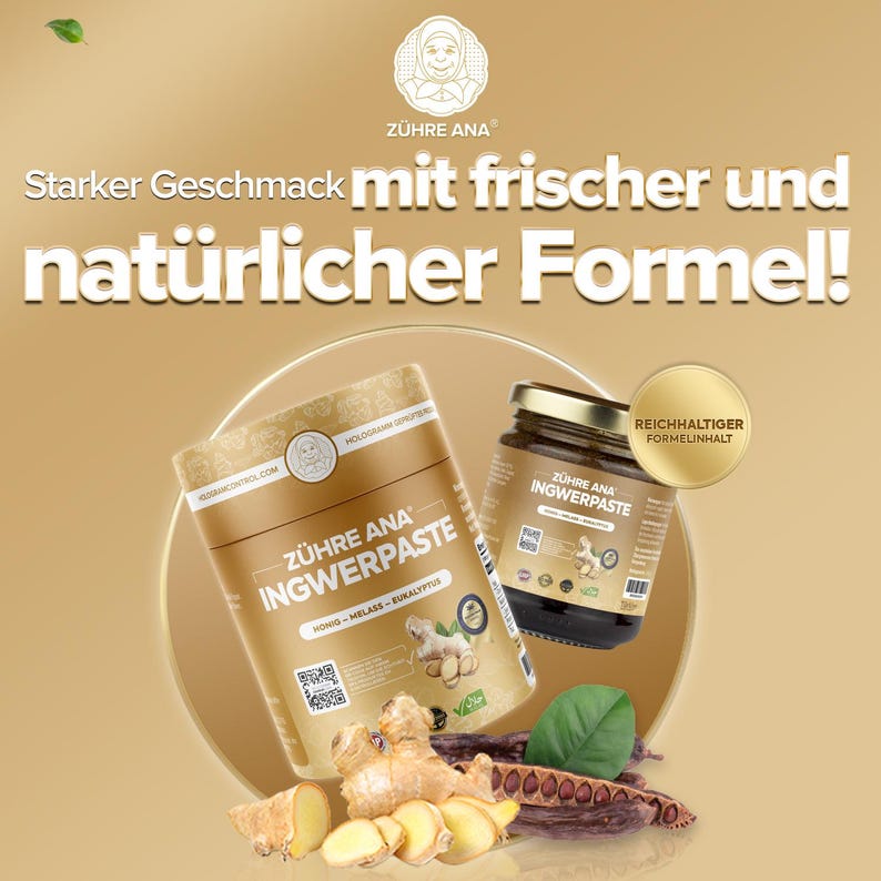 Zuhre Ana Natural Ginger & Eucalyptus Paste - Etsy
