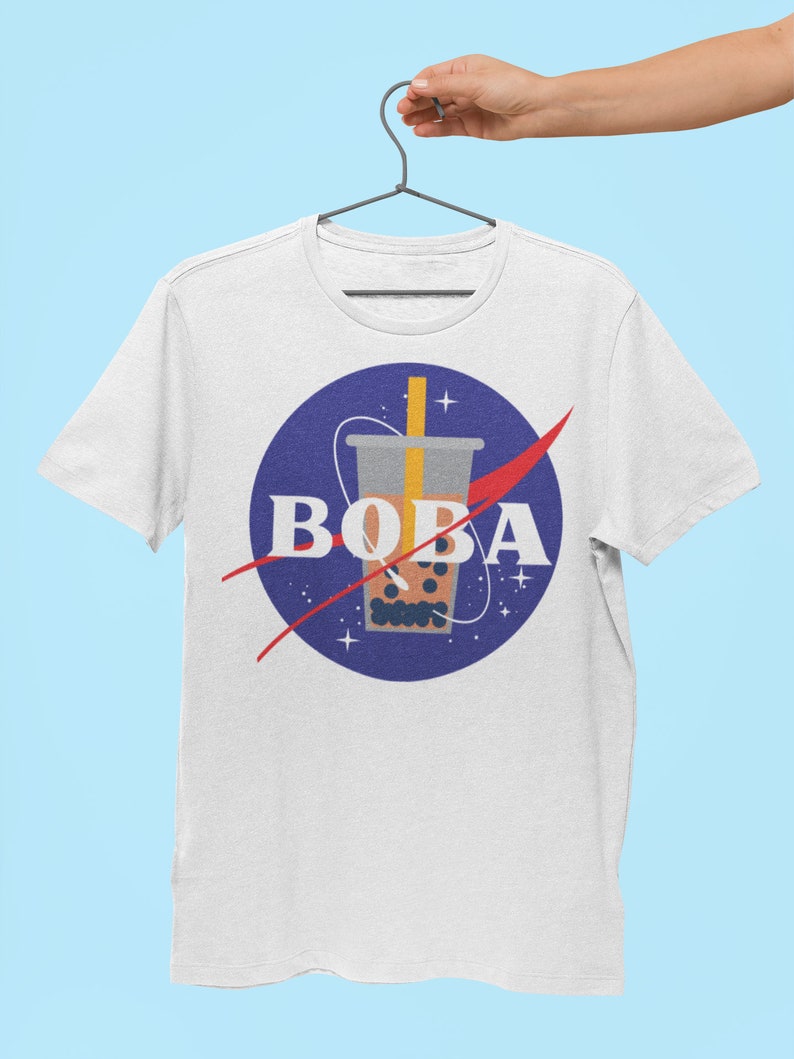Boba Milk Tea Shirt (NASA Parody) (unisex) [boba Shirt, Bubble Tea ...