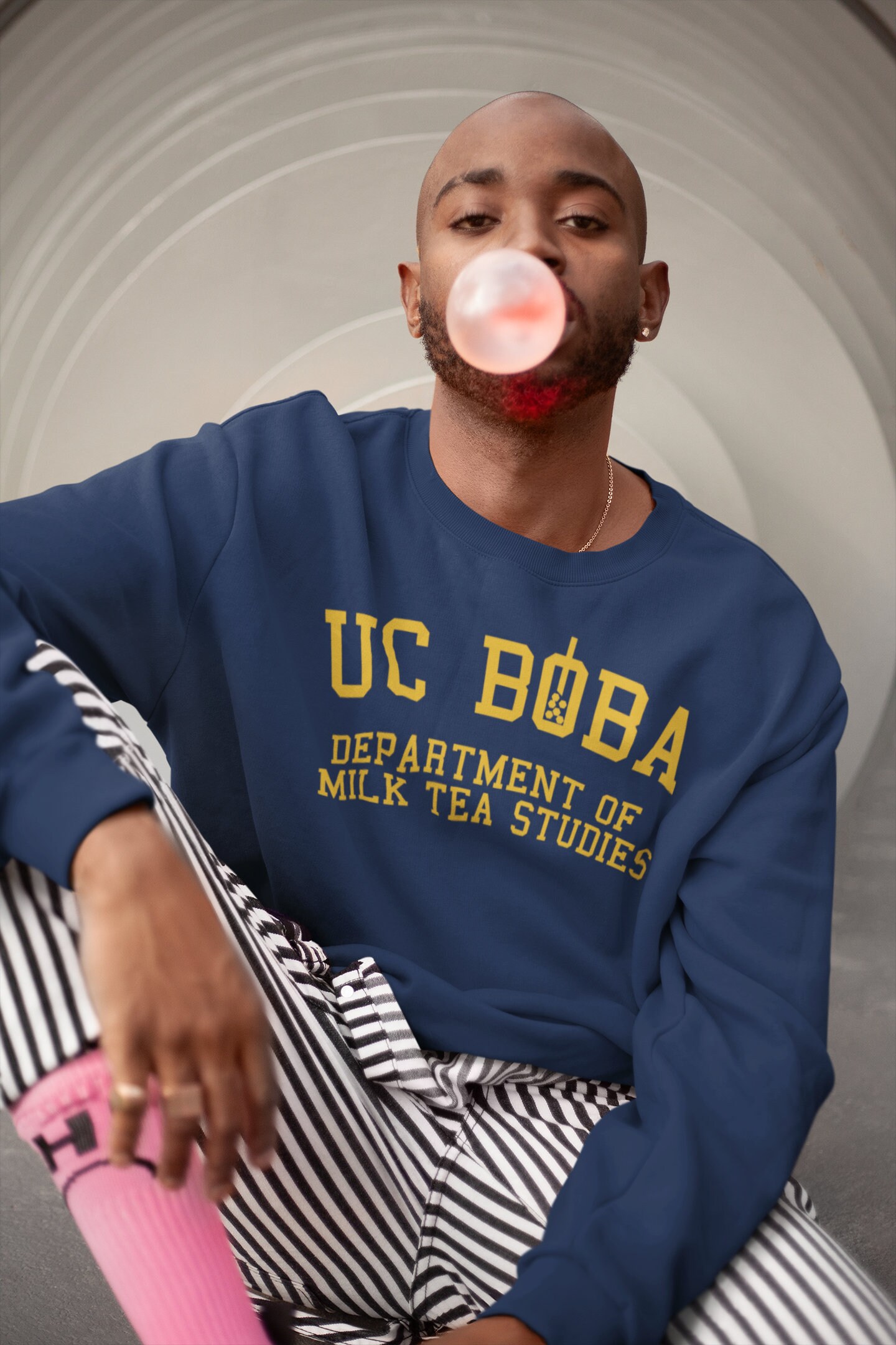 Unisex UC Boba Sweater Bubble Tea, Boba Tea Shop, Foodie Shirt, Boba ...