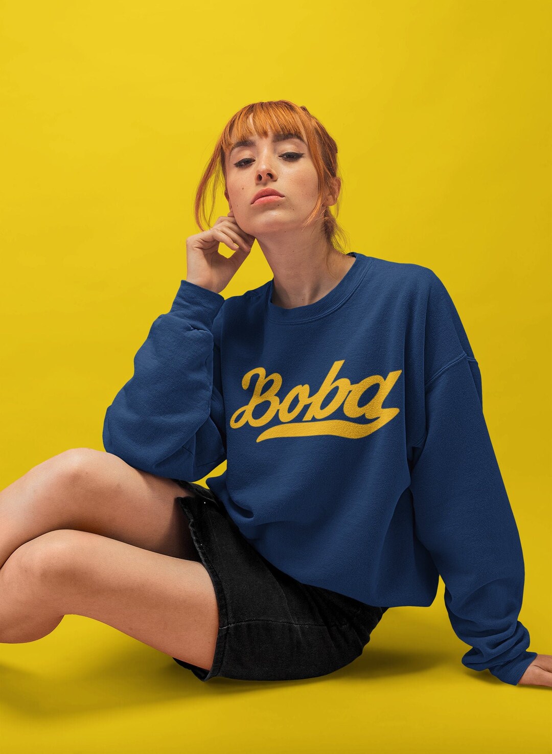 Cal Boba Unisex Sweater, Bubble Tea Merch - Etsy