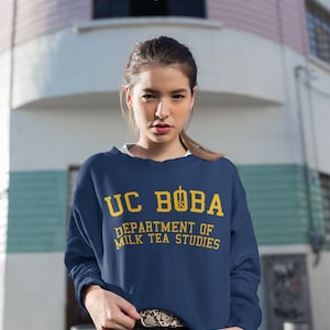 Unisex UC Boba Sweater Bubble Tea Boba Tea Shop Foodie - Etsy