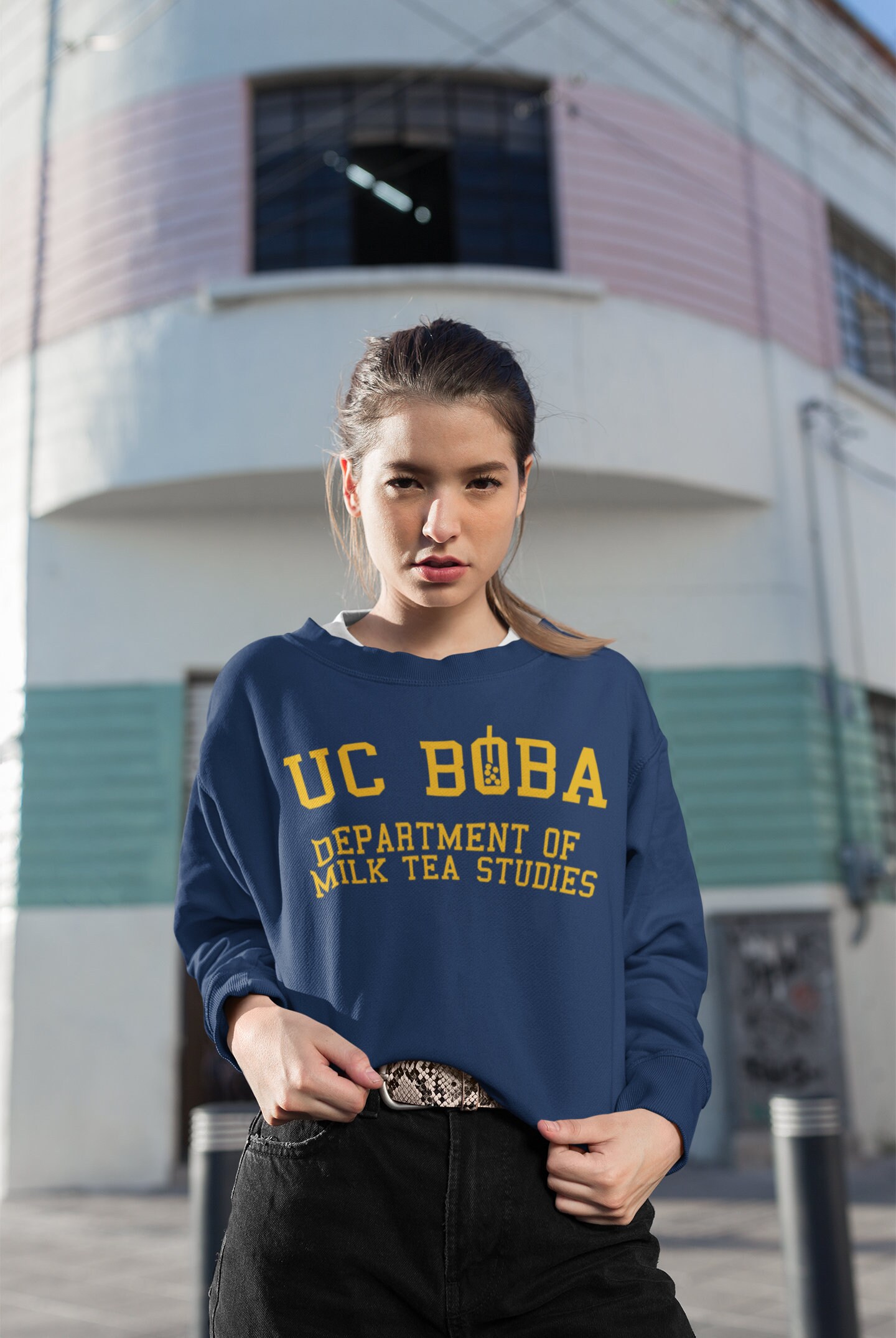 Unisex UC Boba Sweater Bubble Tea, Boba Tea Shop, Foodie Shirt, Boba ...