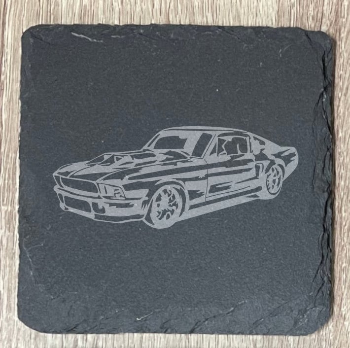 Ford Mustang Slate Coasters Set of 4 Wedding Gifts Drink - Etsy