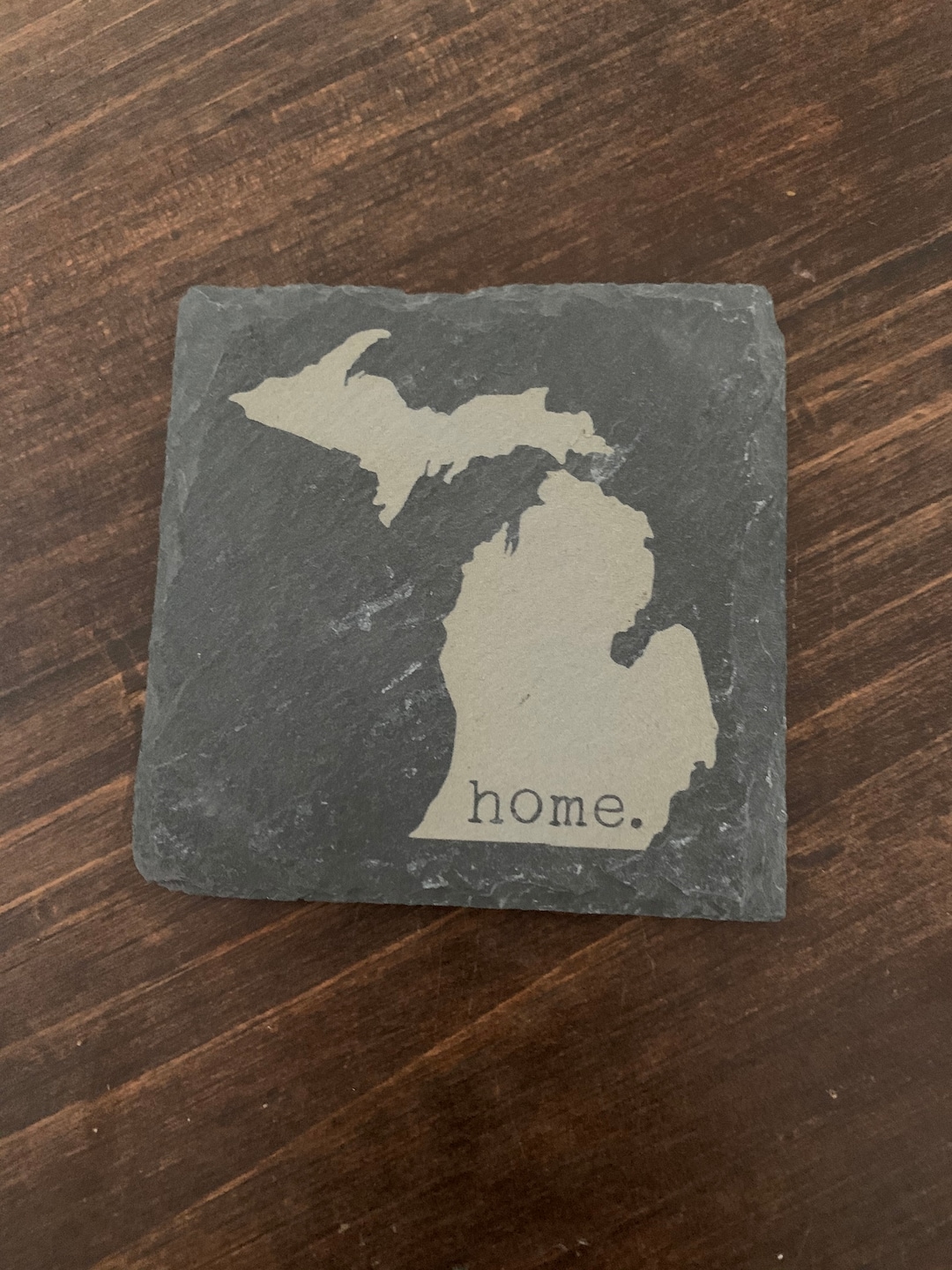 Michigan Coasters Slate, Set of 4, Wedding Gifts, Drink Coasters ...