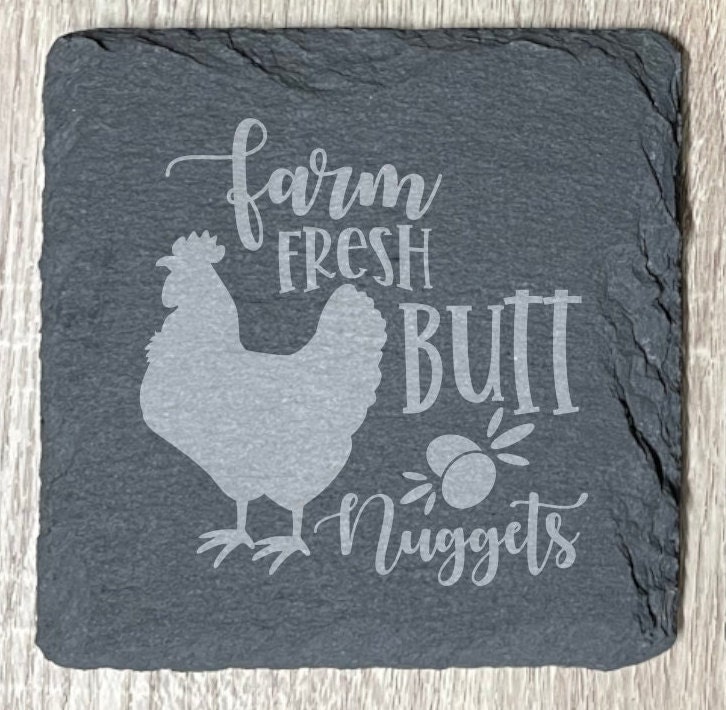 Farm Themed Slate Coasters , Set of 4, Wedding Gifts, Drink Coasters ...