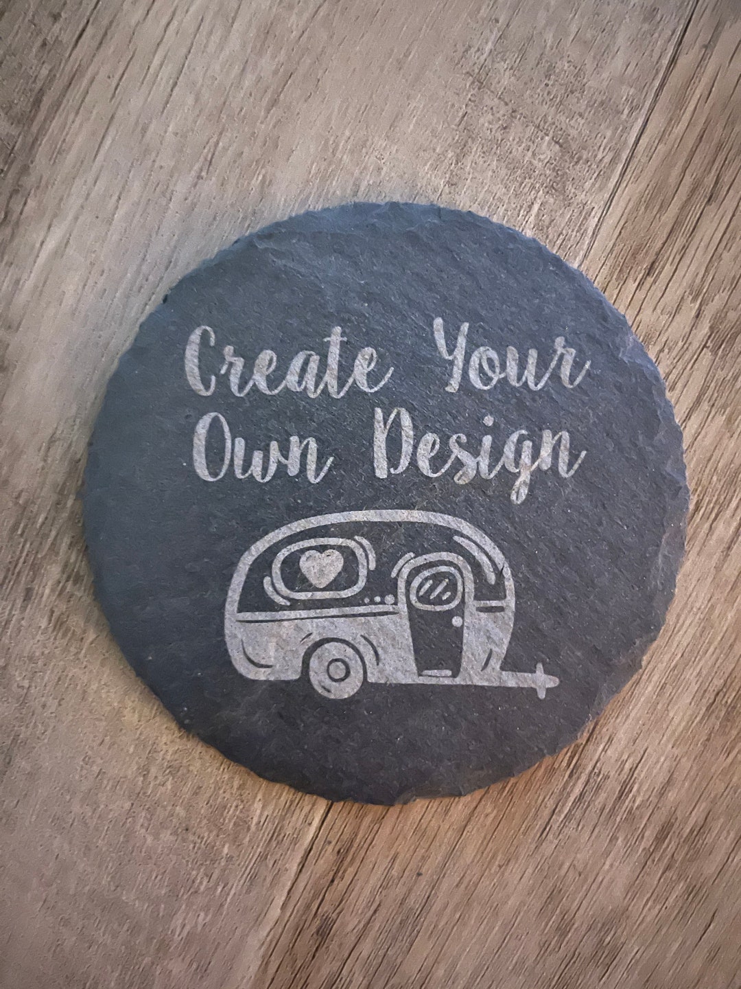 Custom Design Your Own Slate Coasters, Set of 4, Double, Single ...