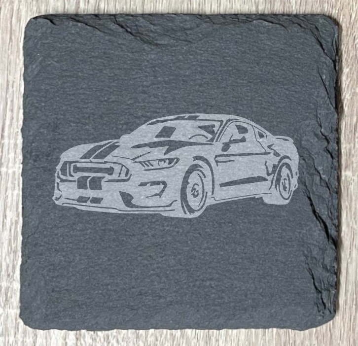 Ford Mustang Slate Coasters Set of 4 Wedding Gifts Drink - Etsy