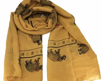 Elephant Print Scarf | Etsy