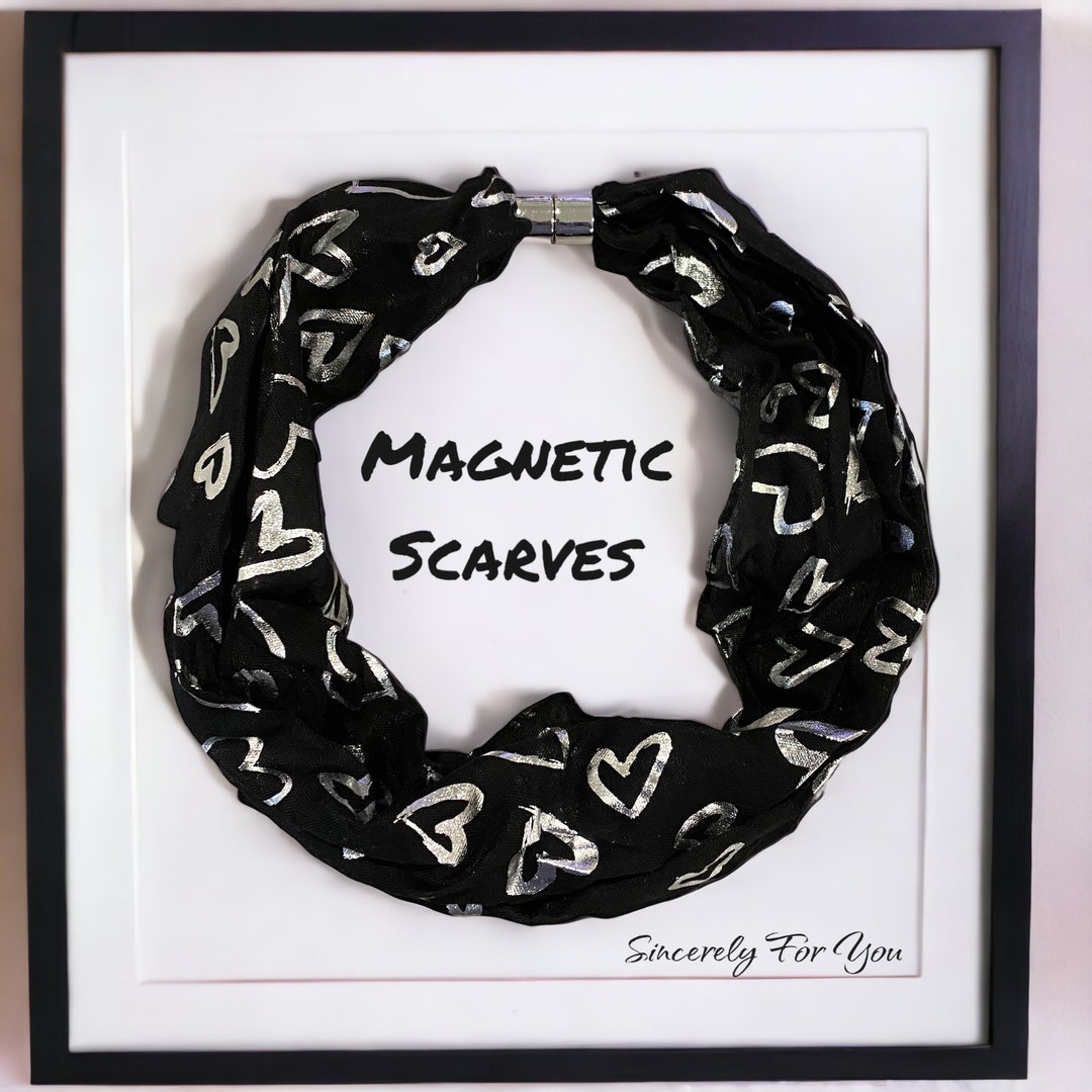 MAGNETIC Loop Scarf Scarves New Trend Gift for Women Mum Sister Friend ...