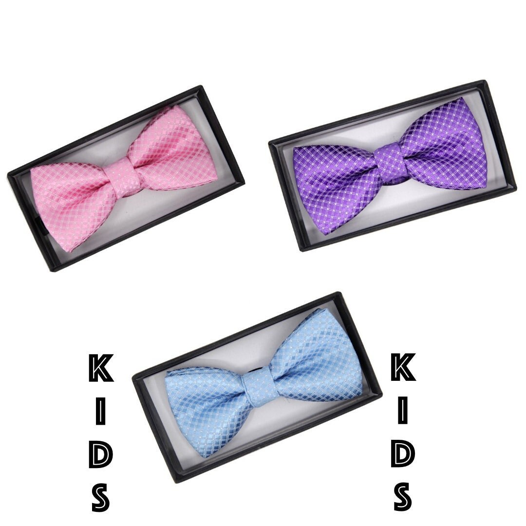 Kids Bow Tie for Boys Pre Tied Dicky Bow Adjustable Strap Christmas ...