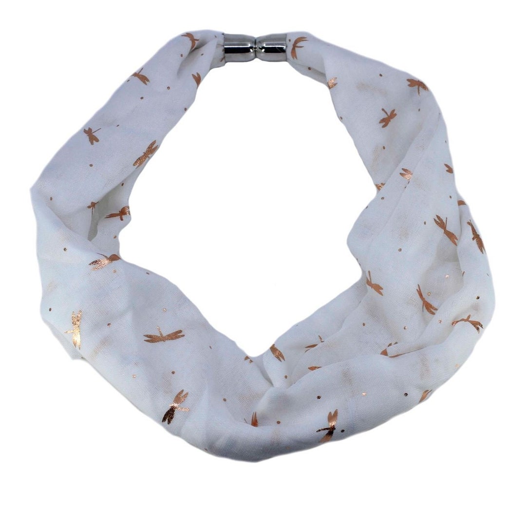 MAGNETIC Loop Scarf New Trend Dragonfly Gift for Women Mum Sister ...