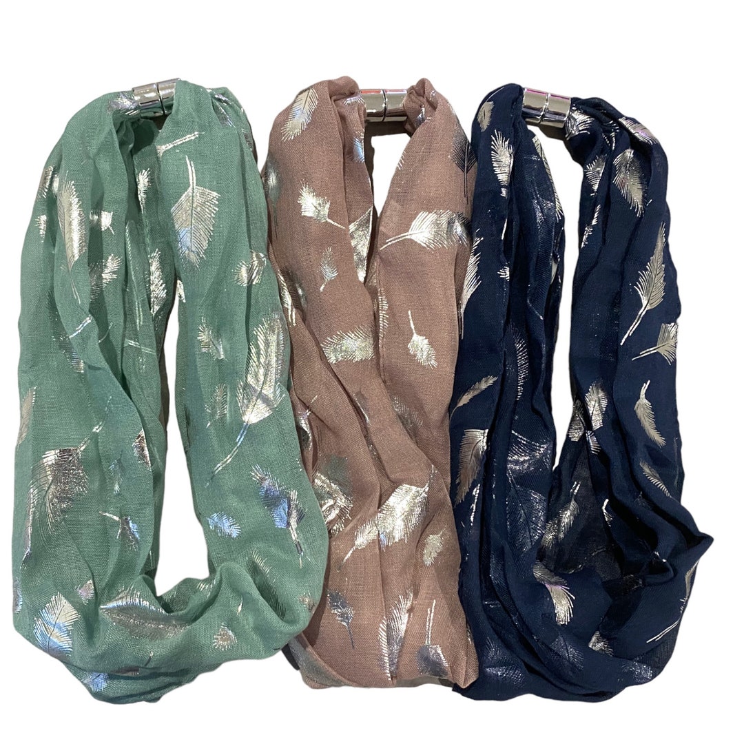 MAGNETIC Loop Scarf Scarves New Trend Gift for Women Mum Sister Friend ...