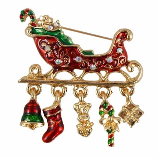 Christmas Tree Brooch - Etsy