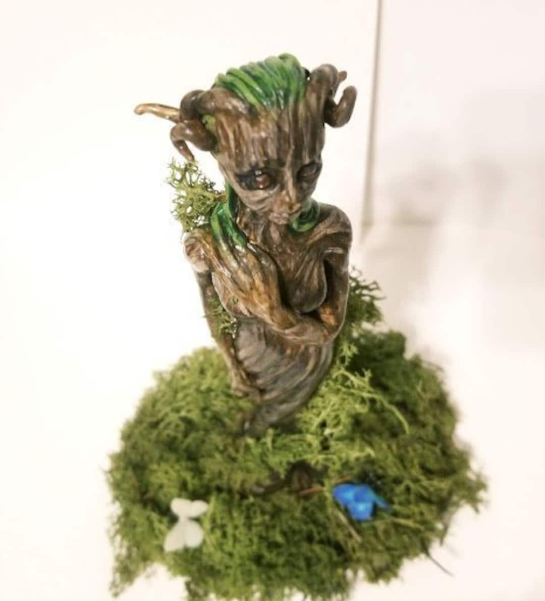 Lady of the Woods Polymer Clay Sculpture - Etsy