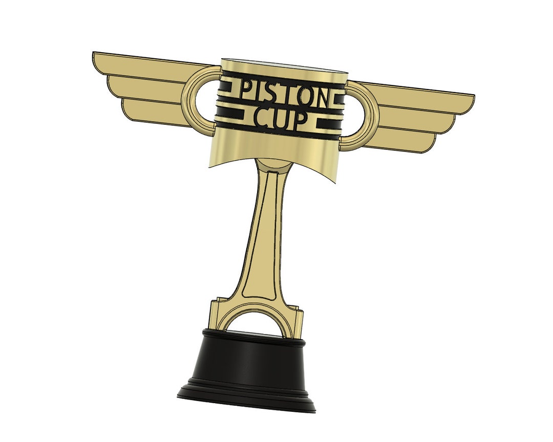 Piston Cup Pokal 3D Datei Für 3D Druck - Etsy