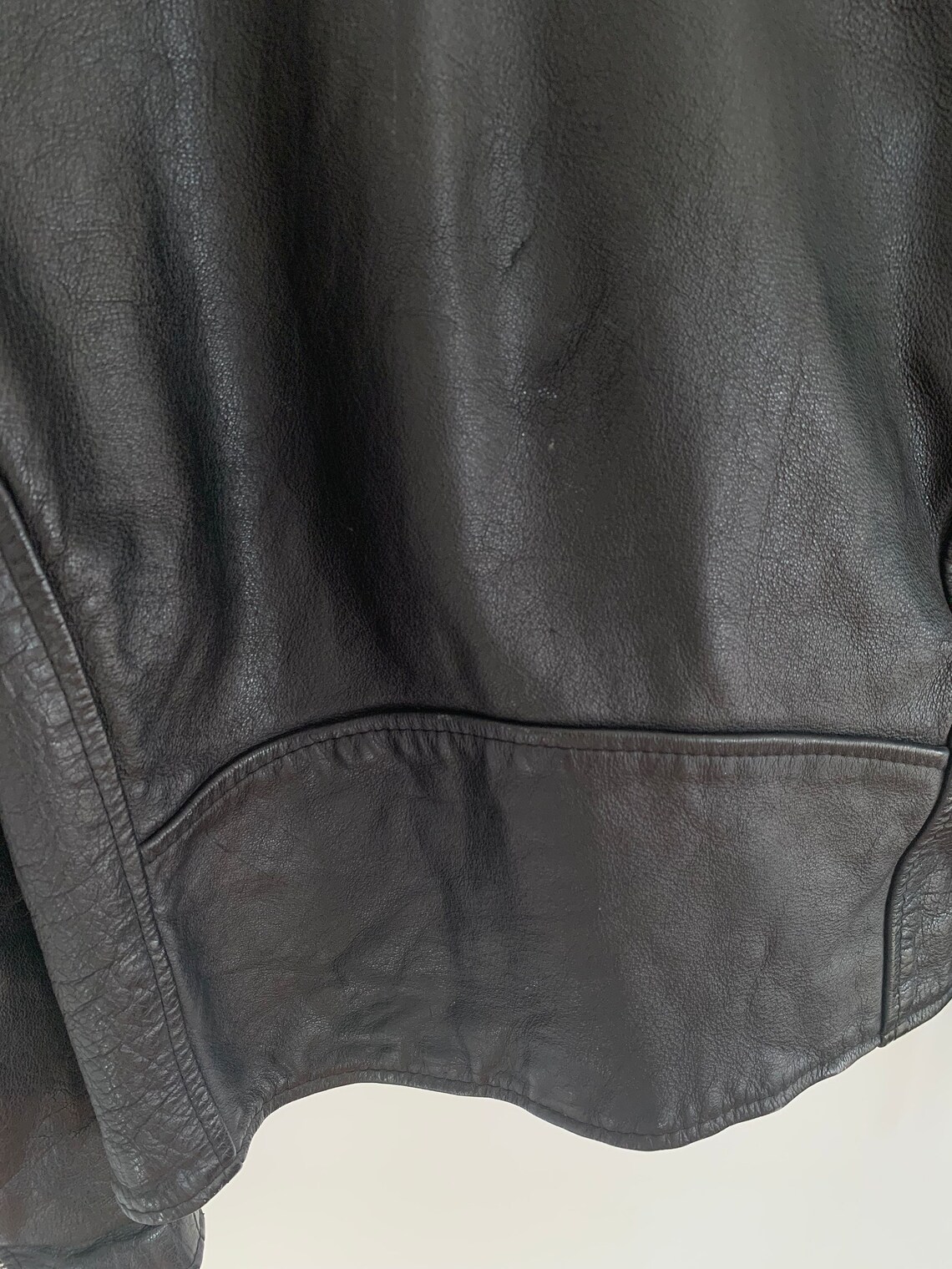 Vintage 80s Leather Motorcycle Jacket / Size XS - Etsy