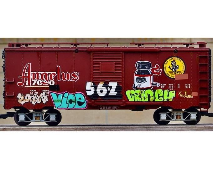 Custom Designed G Scale Model Boxcar Train Graffiti Car - Etsy