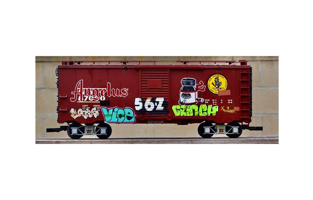 Custom Designed G Scale Model Boxcar Train Graffiti Car - Etsy