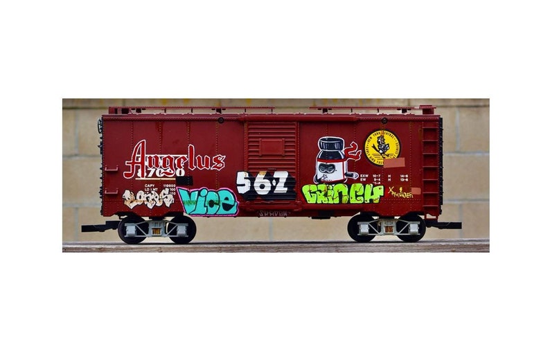 Custom Designed G Scale Model Boxcar Train Graffiti Car - Etsy