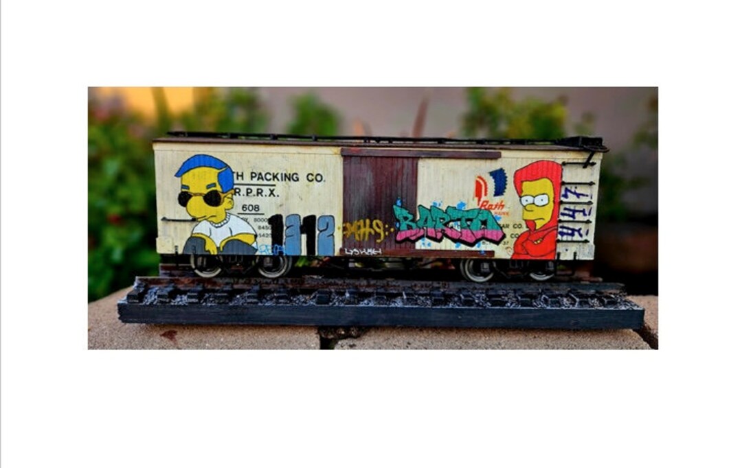 Custom Designed G Scale Model Boxcar Train Graffiti Car - Etsy