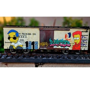 Custom Designed G Scale Model Boxcar Train Graffiti Car - Etsy