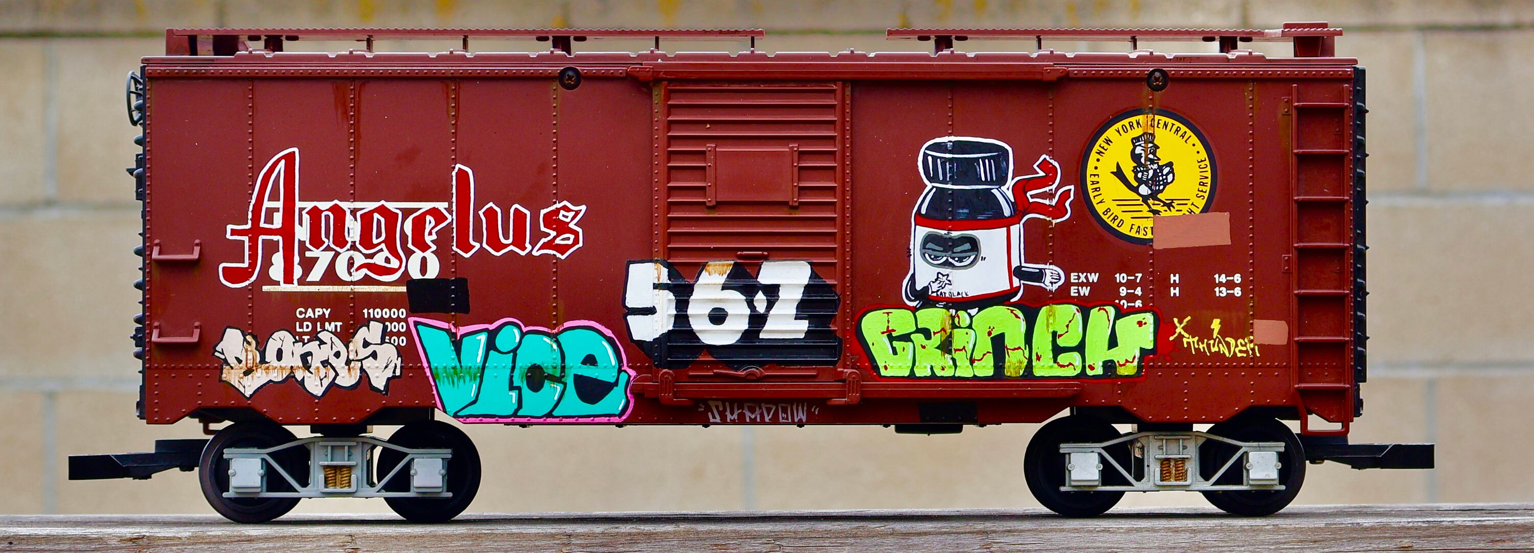 Custom Designed G Scale Model Boxcar Train Graffiti Car - Etsy